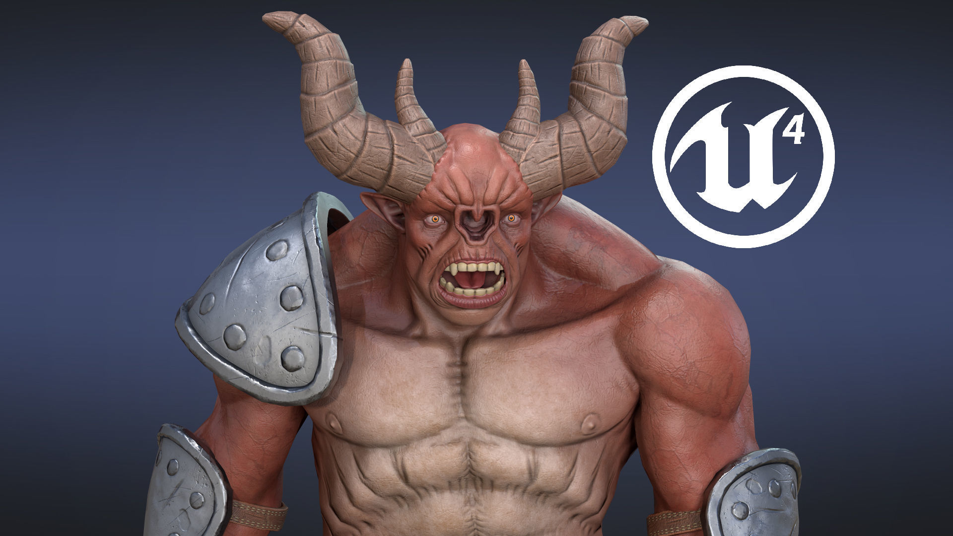 3D model Demon Ogre VR / AR / low-poly rigged | CGTrader