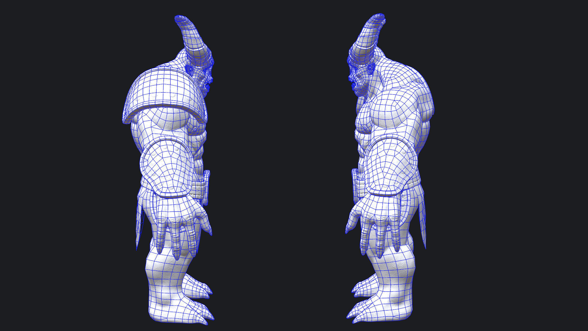 3D model Demon Ogre VR / AR / low-poly rigged | CGTrader