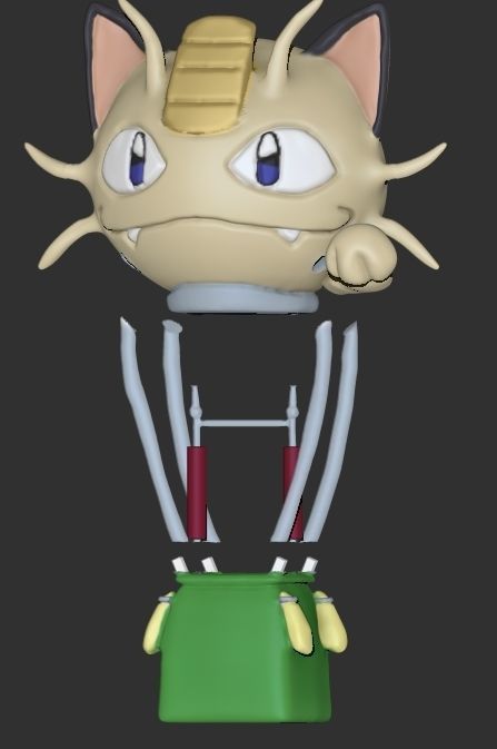 Balloon Team Rocket 3D model 3D printable | CGTrader