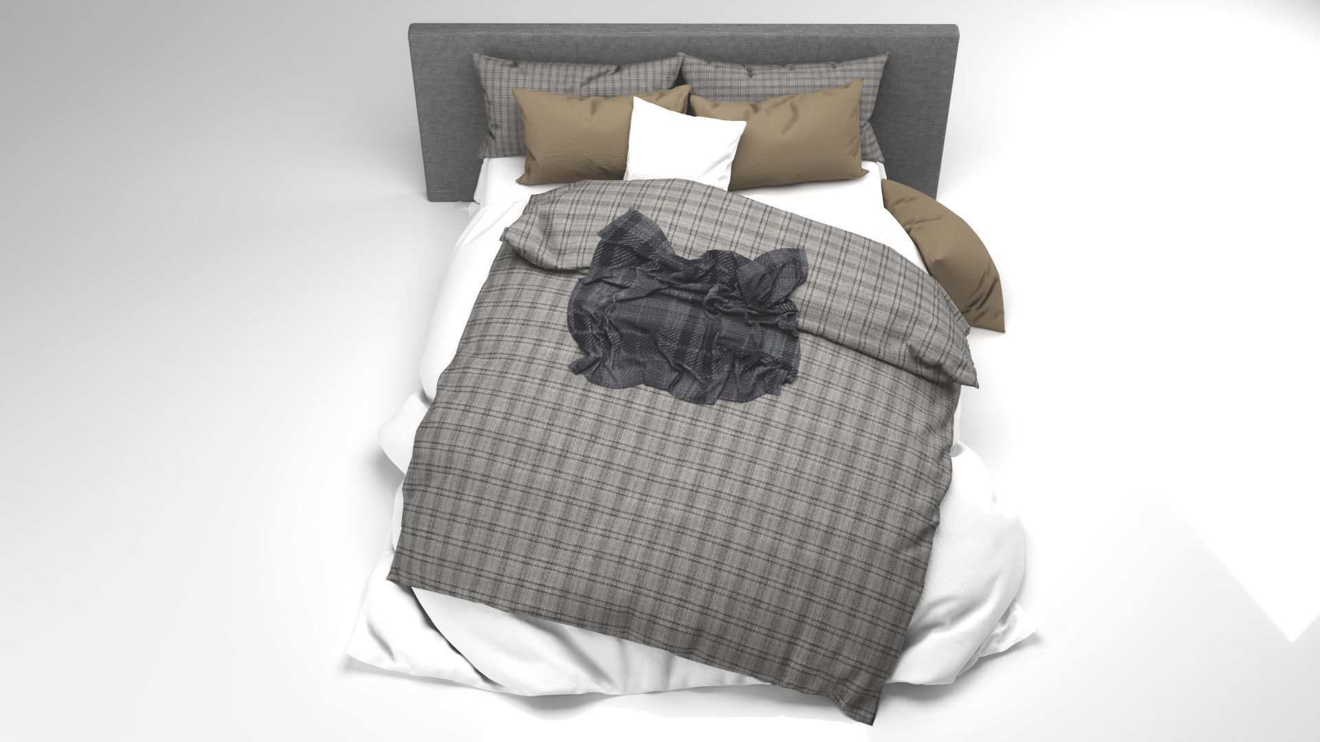Bed 01 free 3D model | CGTrader