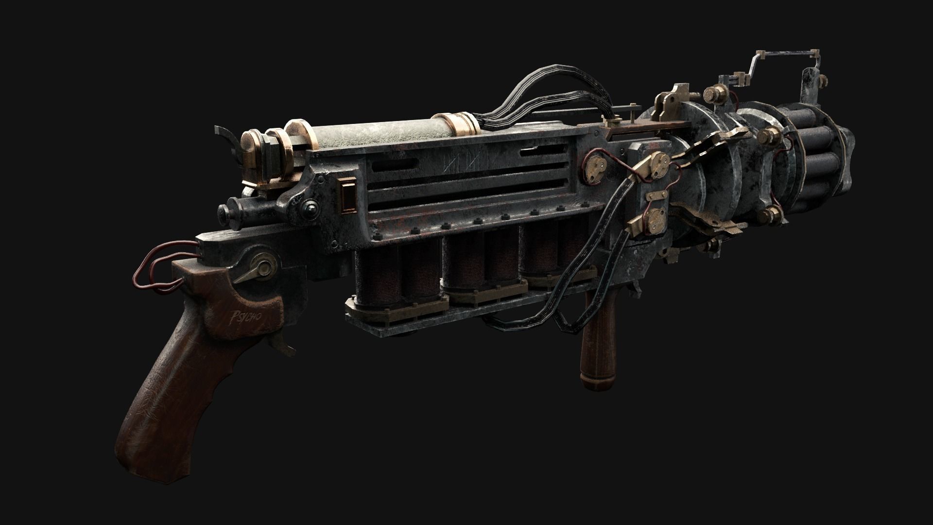 Rail gun 3D model | CGTrader