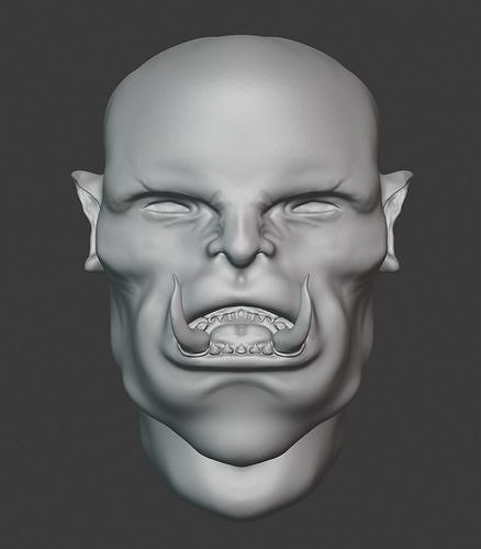 3d Orc Face