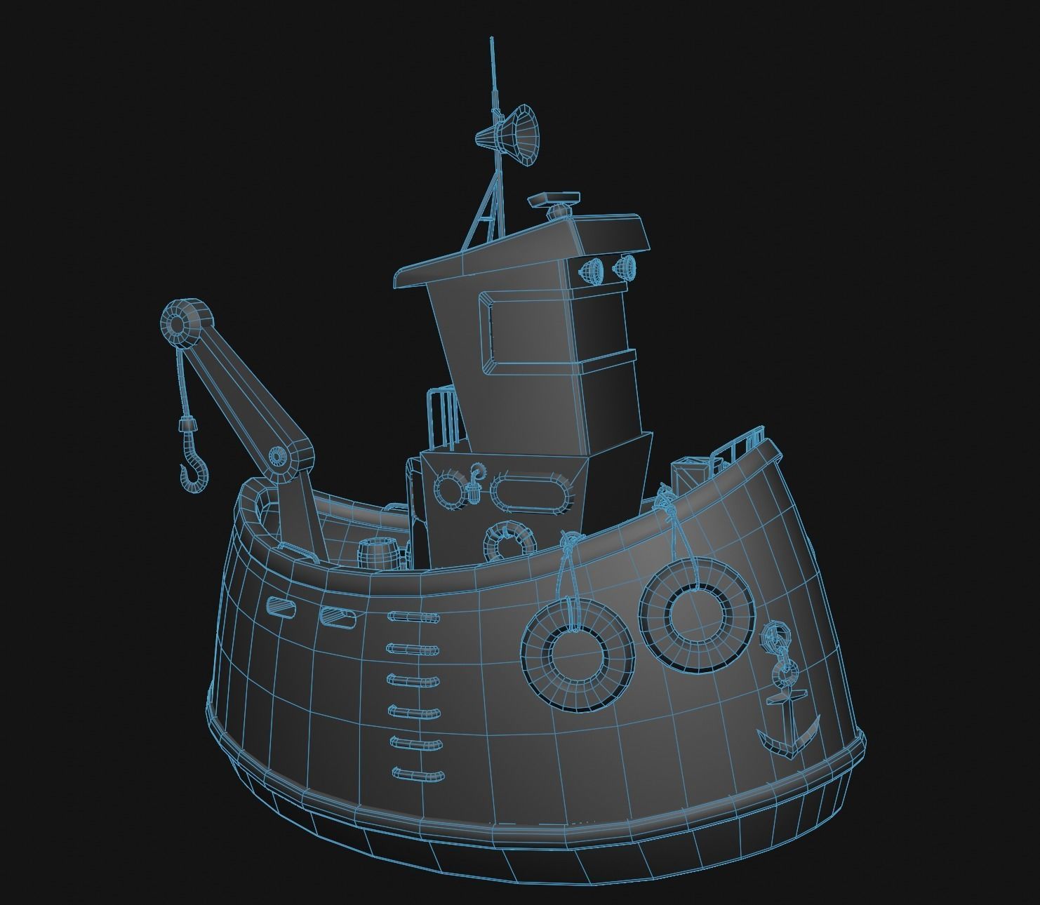 3D model stylized fishing boat VR / AR / low-poly | CGTrader