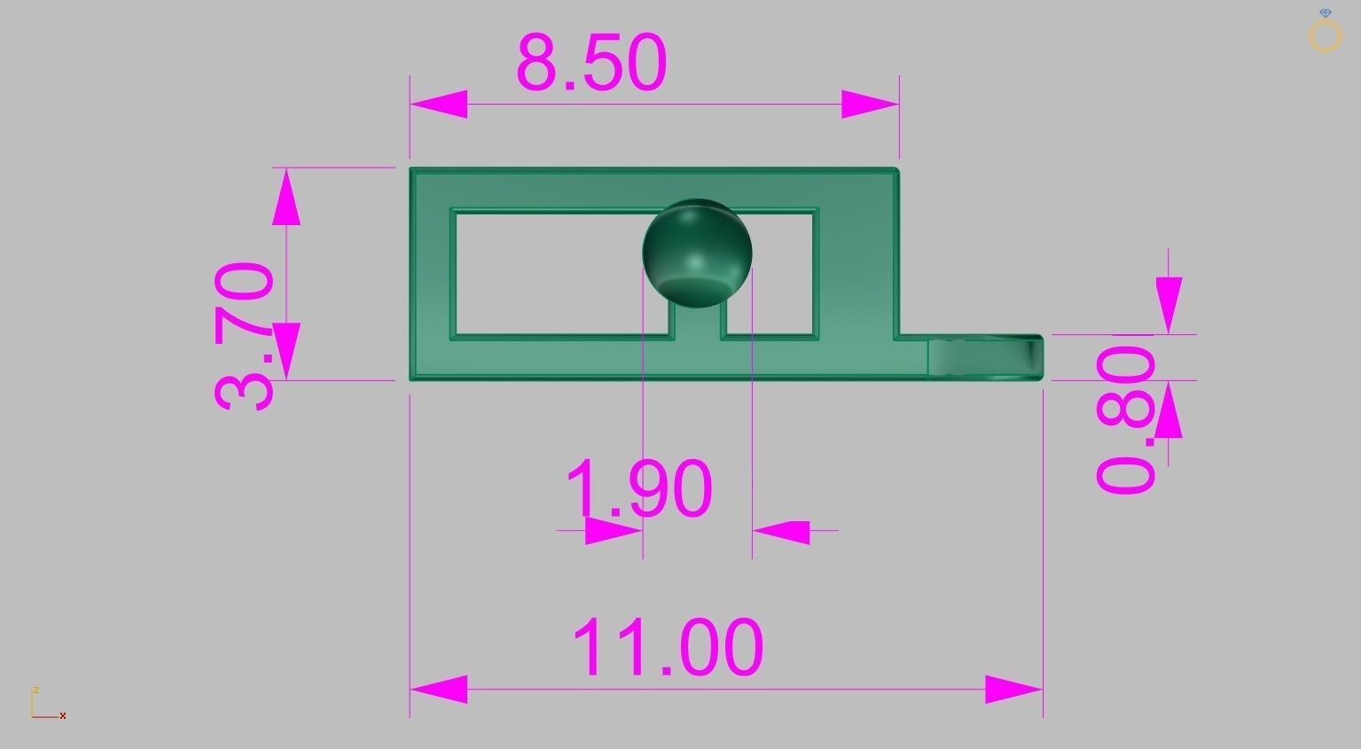 Box and Tongue Closure free 3D model 3D printable | CGTrader