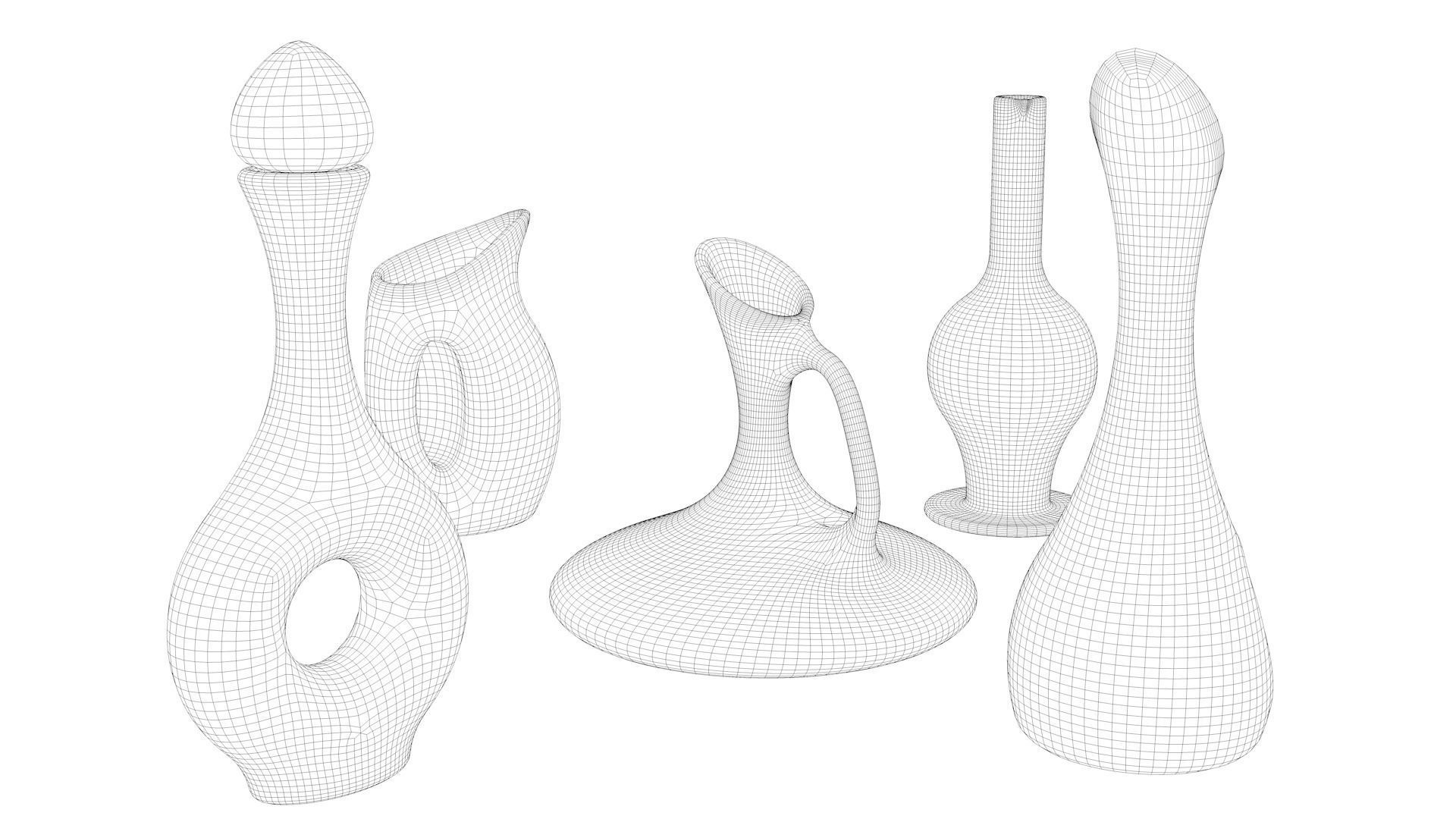 Water pitcher 3D model | CGTrader