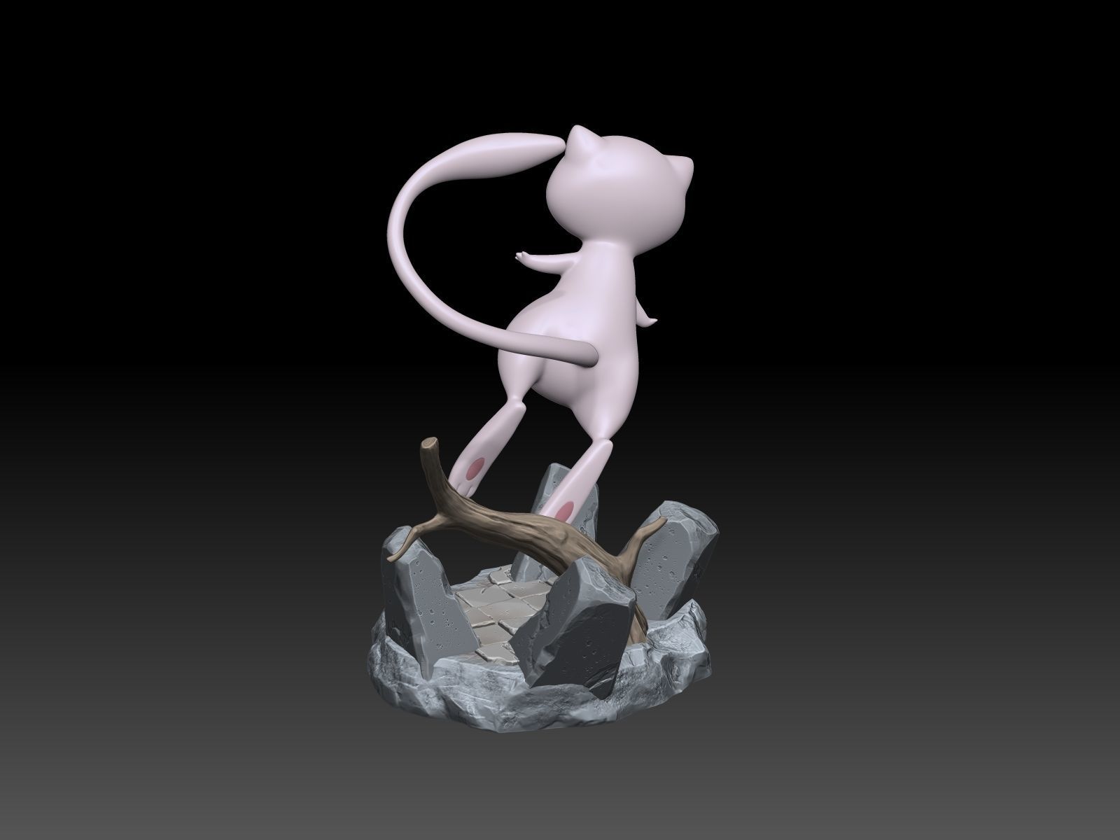 Pokemon Mew 3D Print model 3D model 3D printable | CGTrader