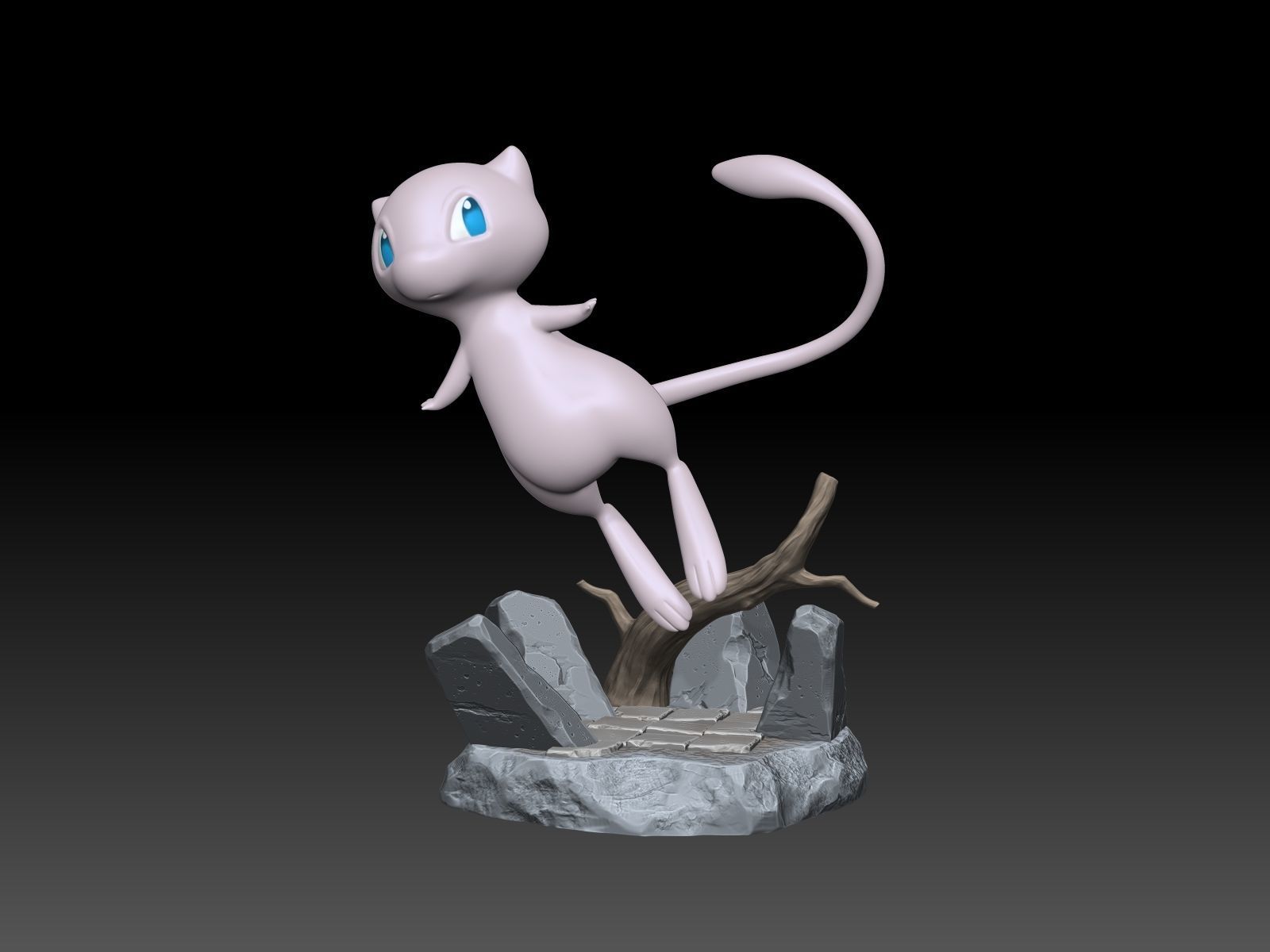 Pokemon Mew 3D Print model 3D model 3D printable | CGTrader