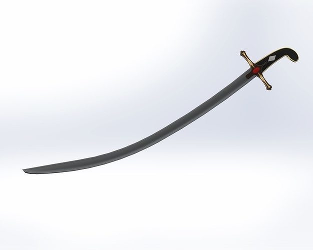 Arabic sword 3D model | CGTrader