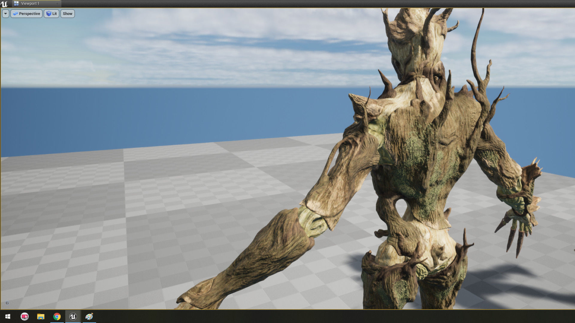 3D model Tree-monster VR / AR / low-poly | CGTrader
