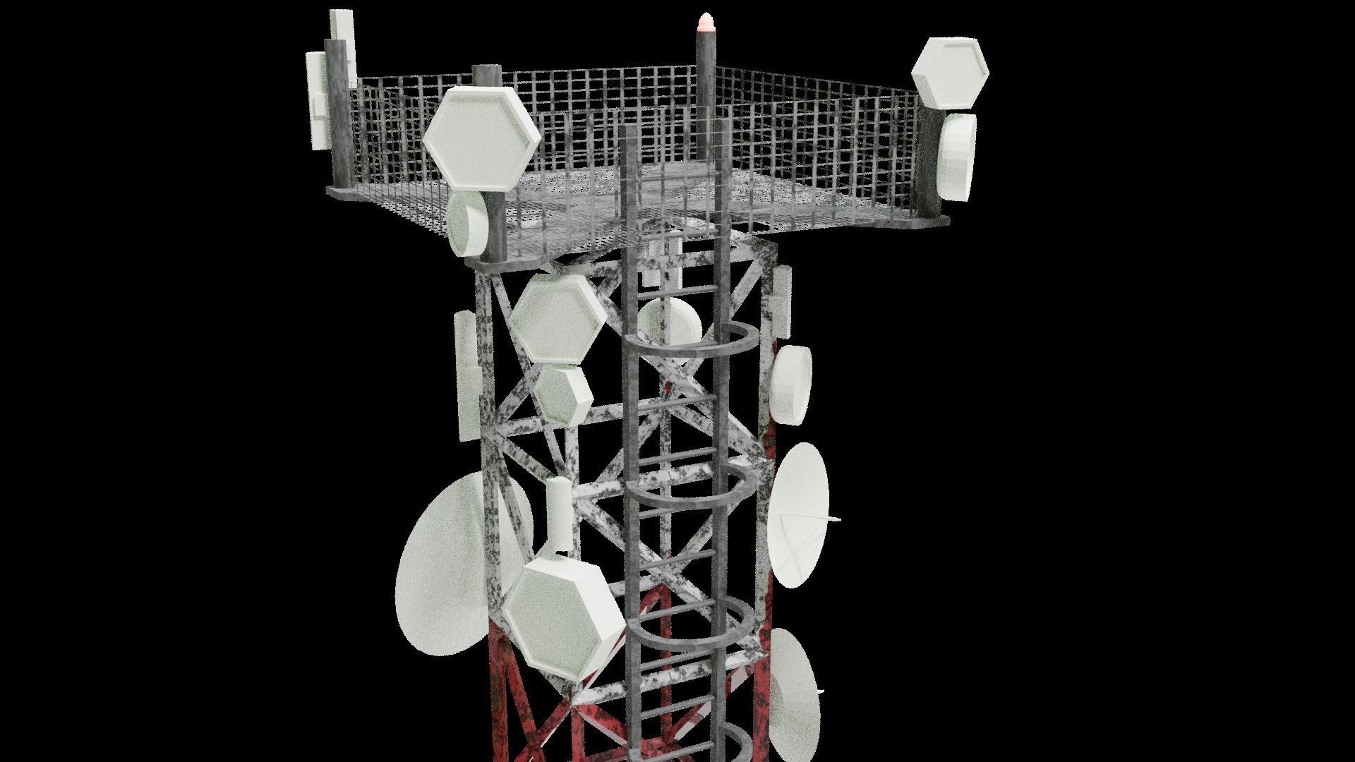 Radio Tower free 3D model | CGTrader