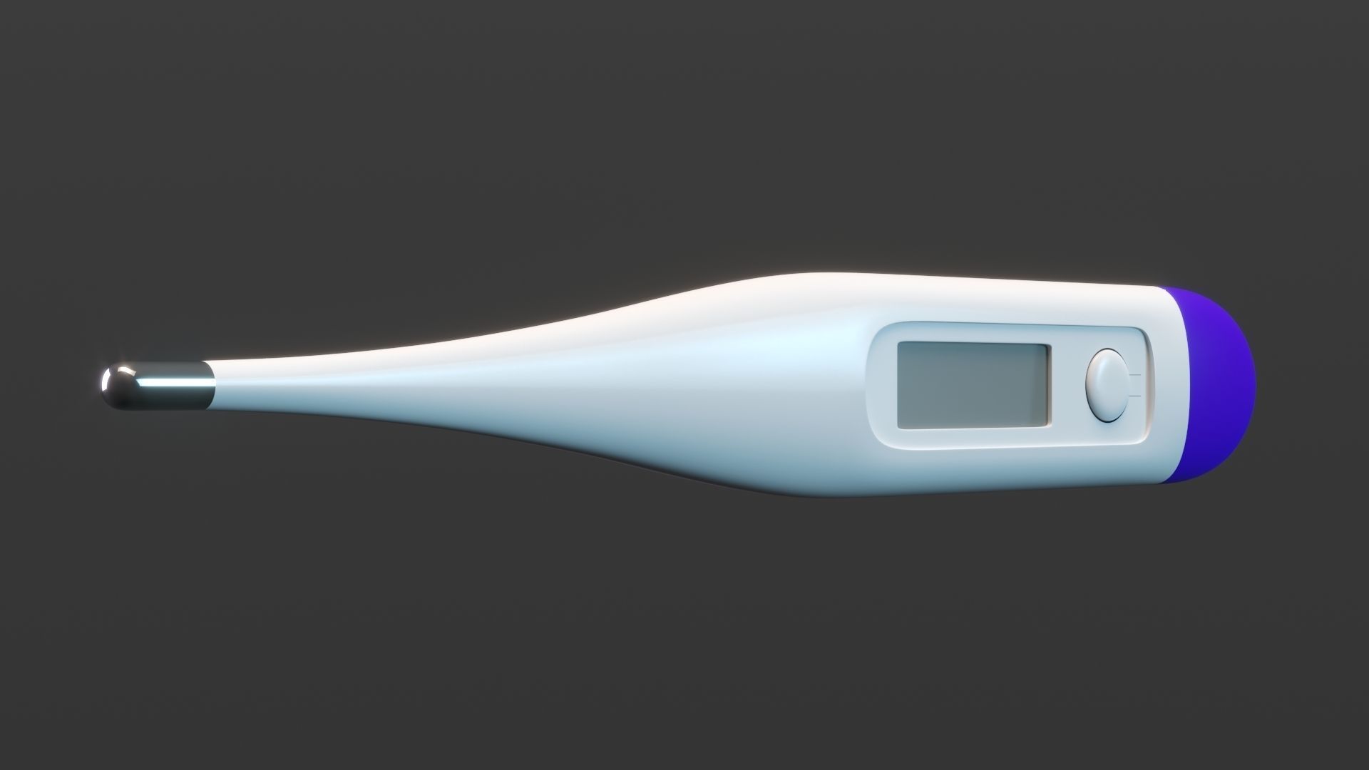 Digital Thermometer 3D model | CGTrader