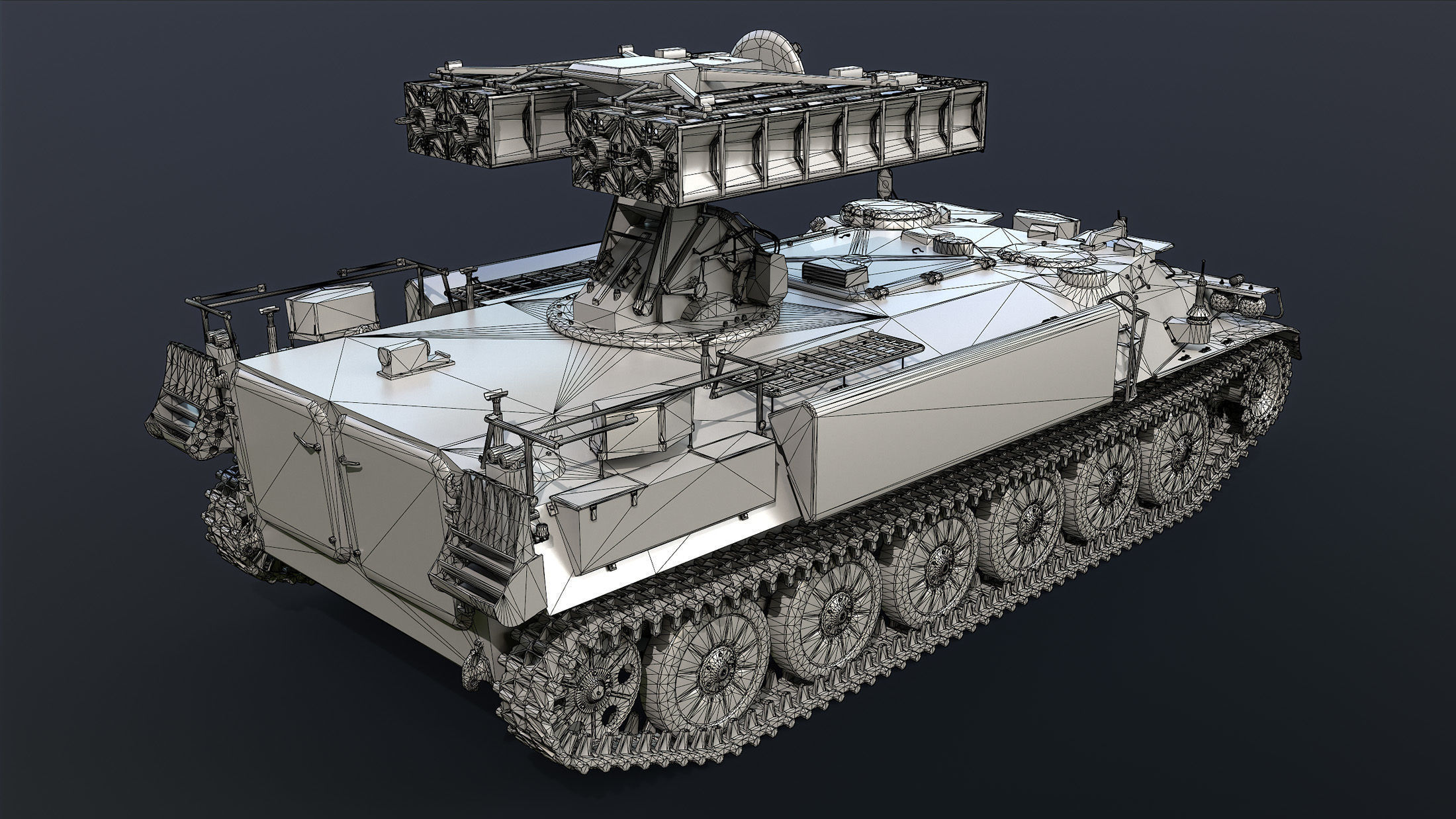 3D model 9K35 Strela-10 or SA-13 Gopher VR / AR / low-poly | CGTrader