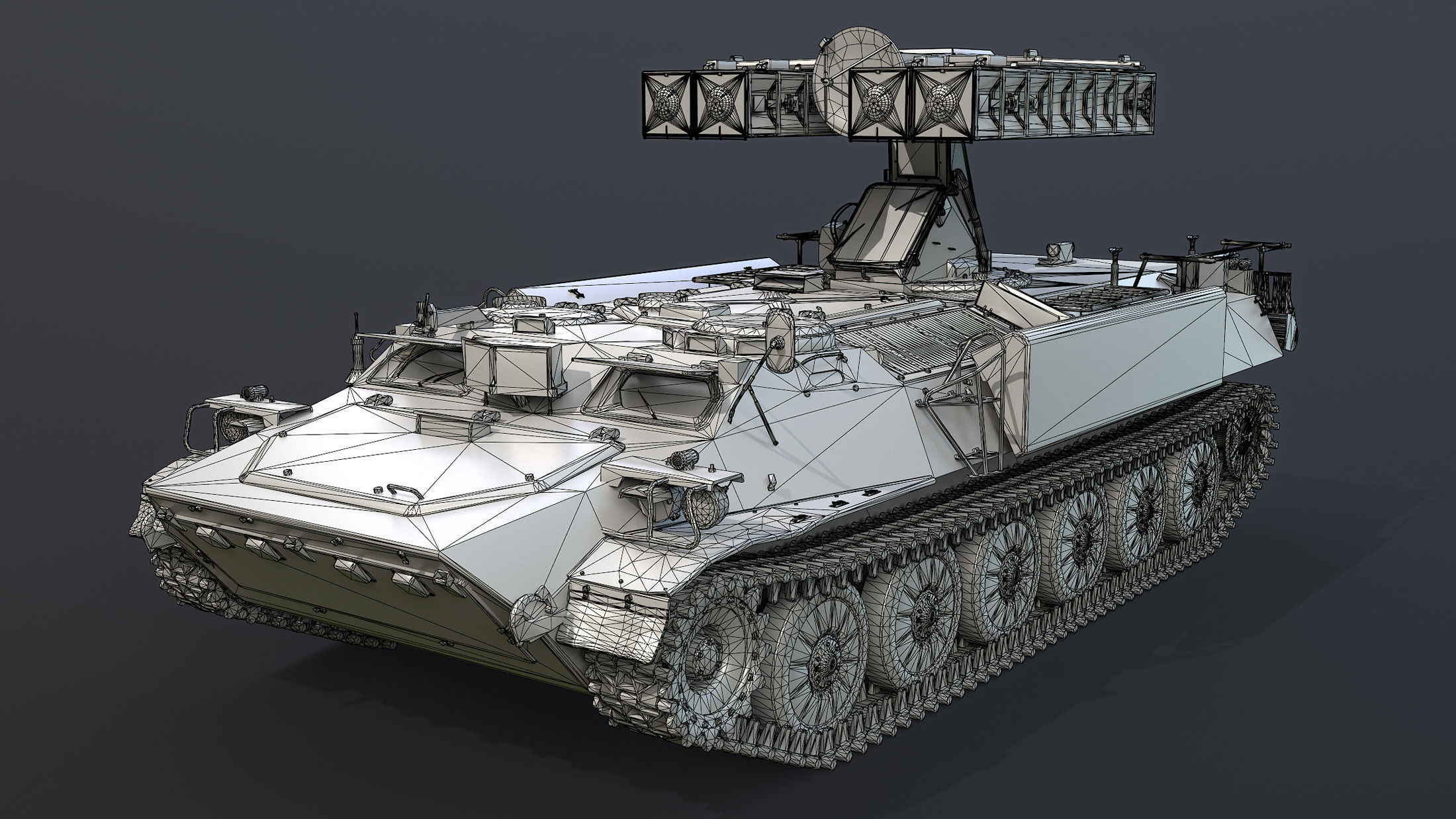3D model 9K35 Strela-10 or SA-13 Gopher VR / AR / low-poly | CGTrader