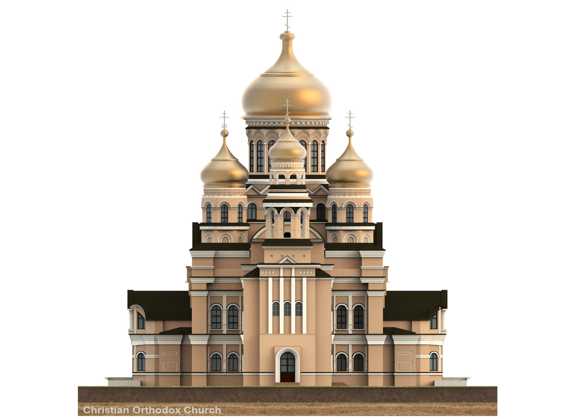 Christian Orthodox Church 3D model | CGTrader