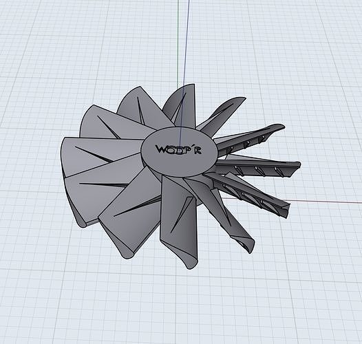 Redesigned propeller for Noctua fan 3D model 3D printable | CGTrader