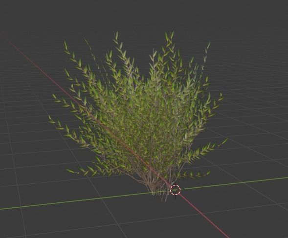 5 Basic Low Poly Desert Shrubs free VR / AR / low-poly 3D model | CGTrader