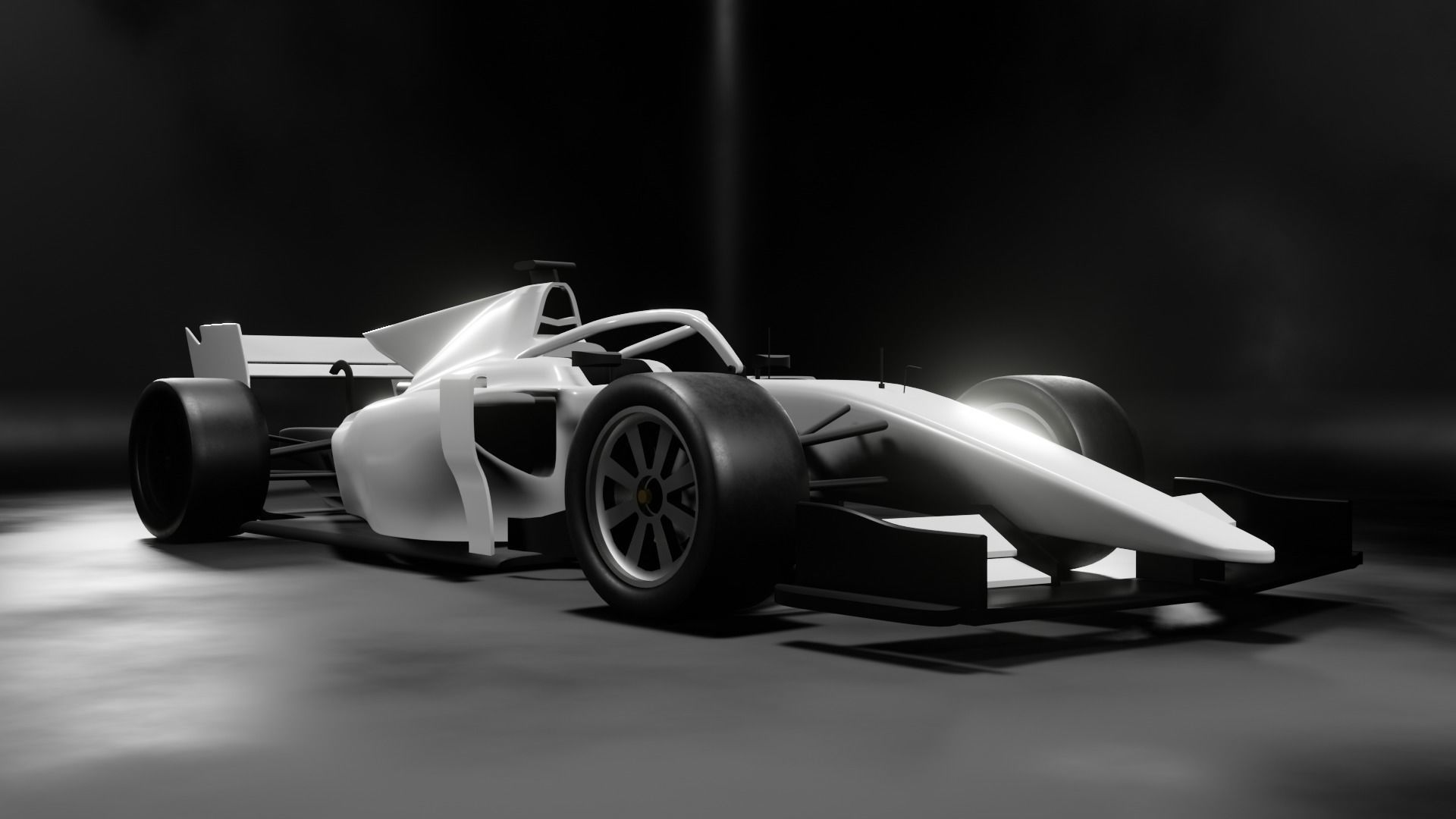 Formula 2 Car High Poly 3D model | CGTrader