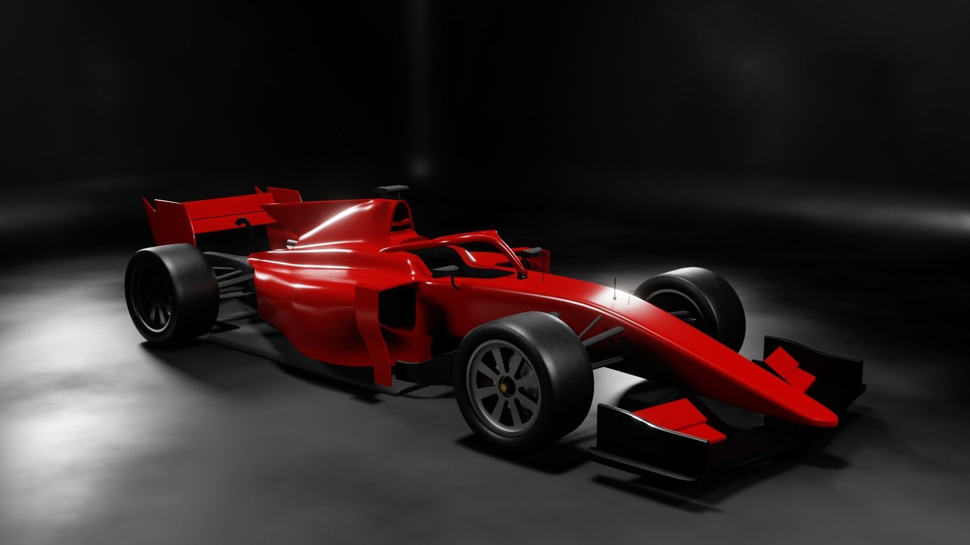 Formula 2 Car High Poly 3D model | CGTrader