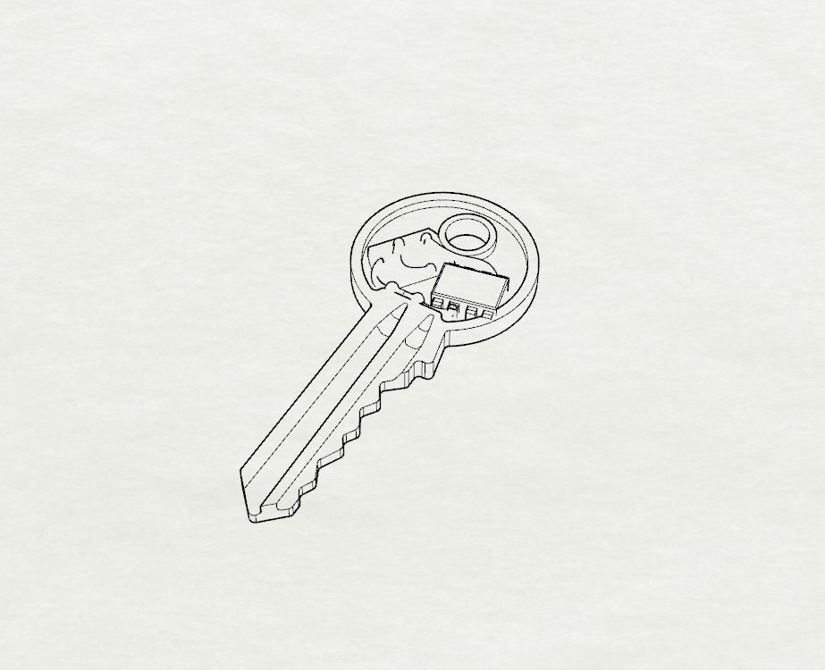 Doctor Who TARDIS Key perception filter Miniature 6th Scale 3D model 3D ...