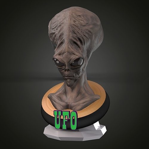Et UFO stl print 3D model 3D printable | CGTrader