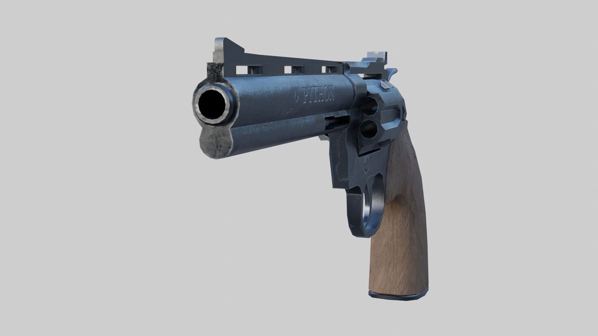 3D model Revolver Magnum Colt Python VR / AR / low-poly | CGTrader