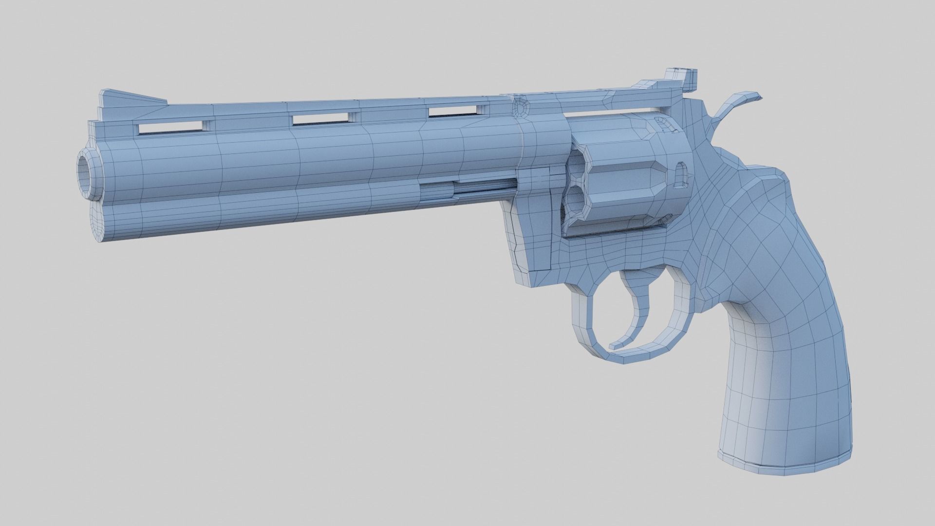3D model Revolver Magnum Colt Python VR / AR / low-poly | CGTrader