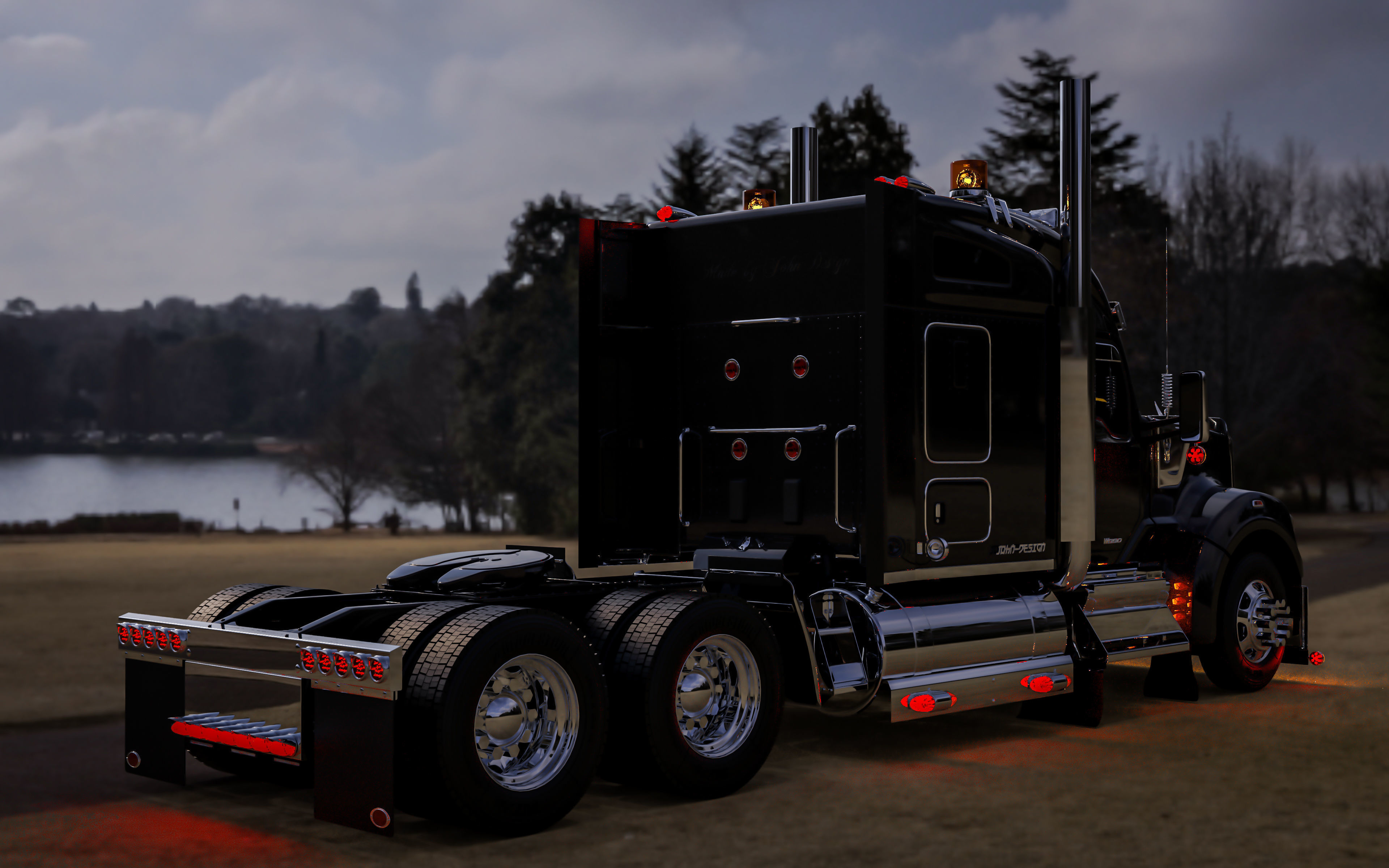 Kenworth W990 Custom 3D Model 3D model | CGTrader