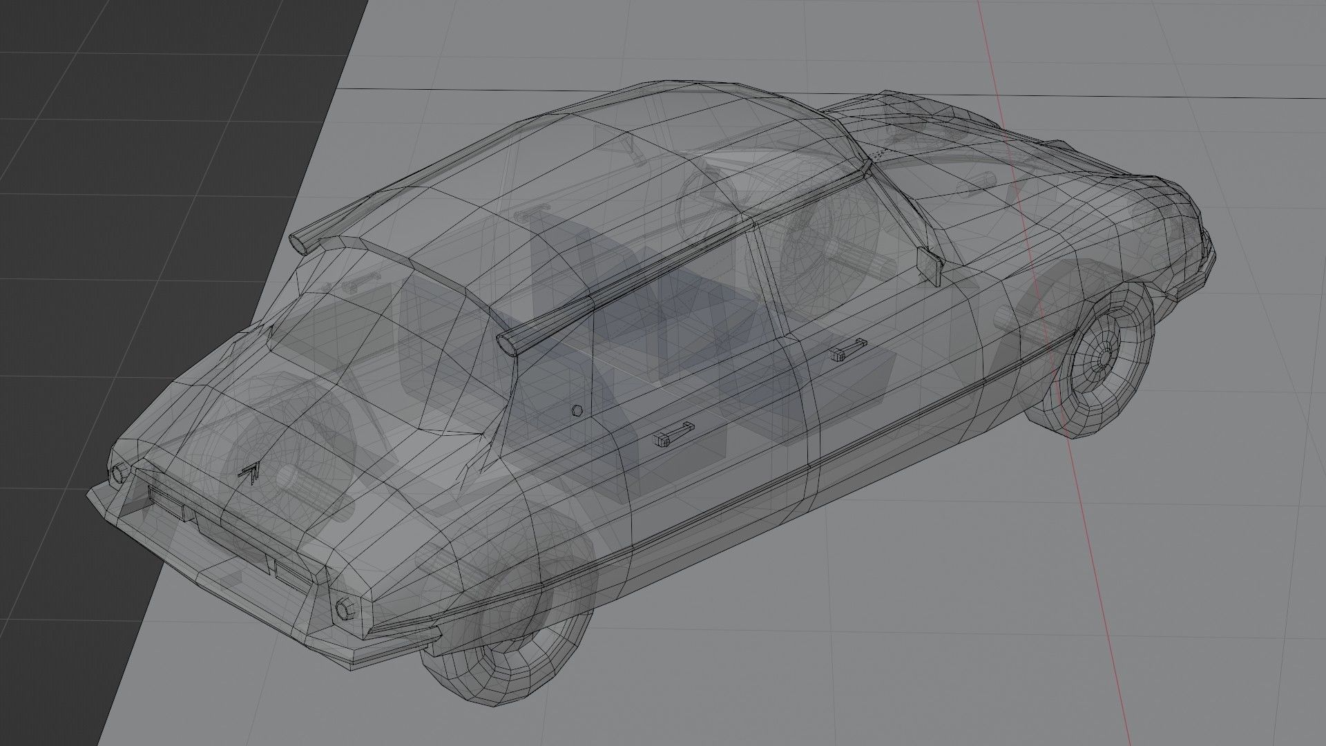 3D model Citroen DS VR / AR / low-poly | CGTrader