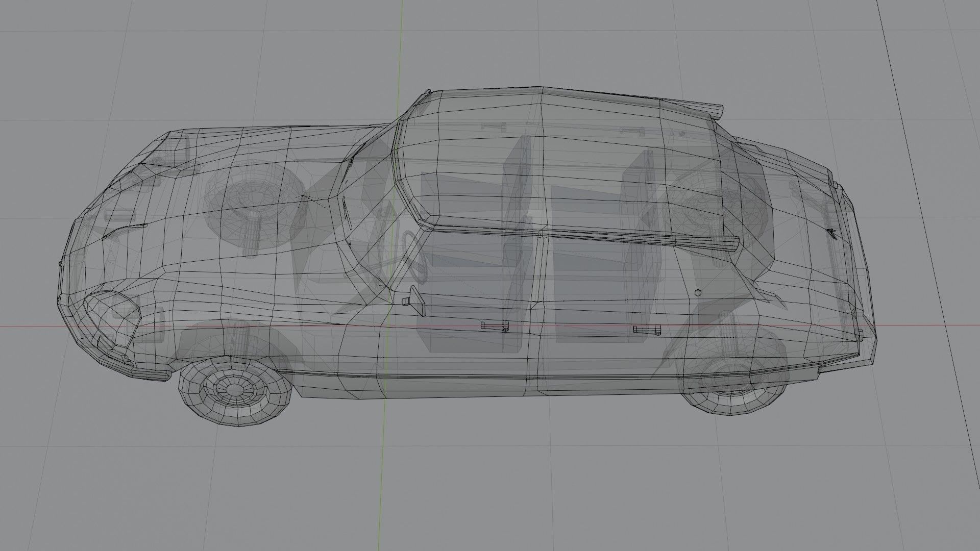 3D model Citroen DS VR / AR / low-poly | CGTrader