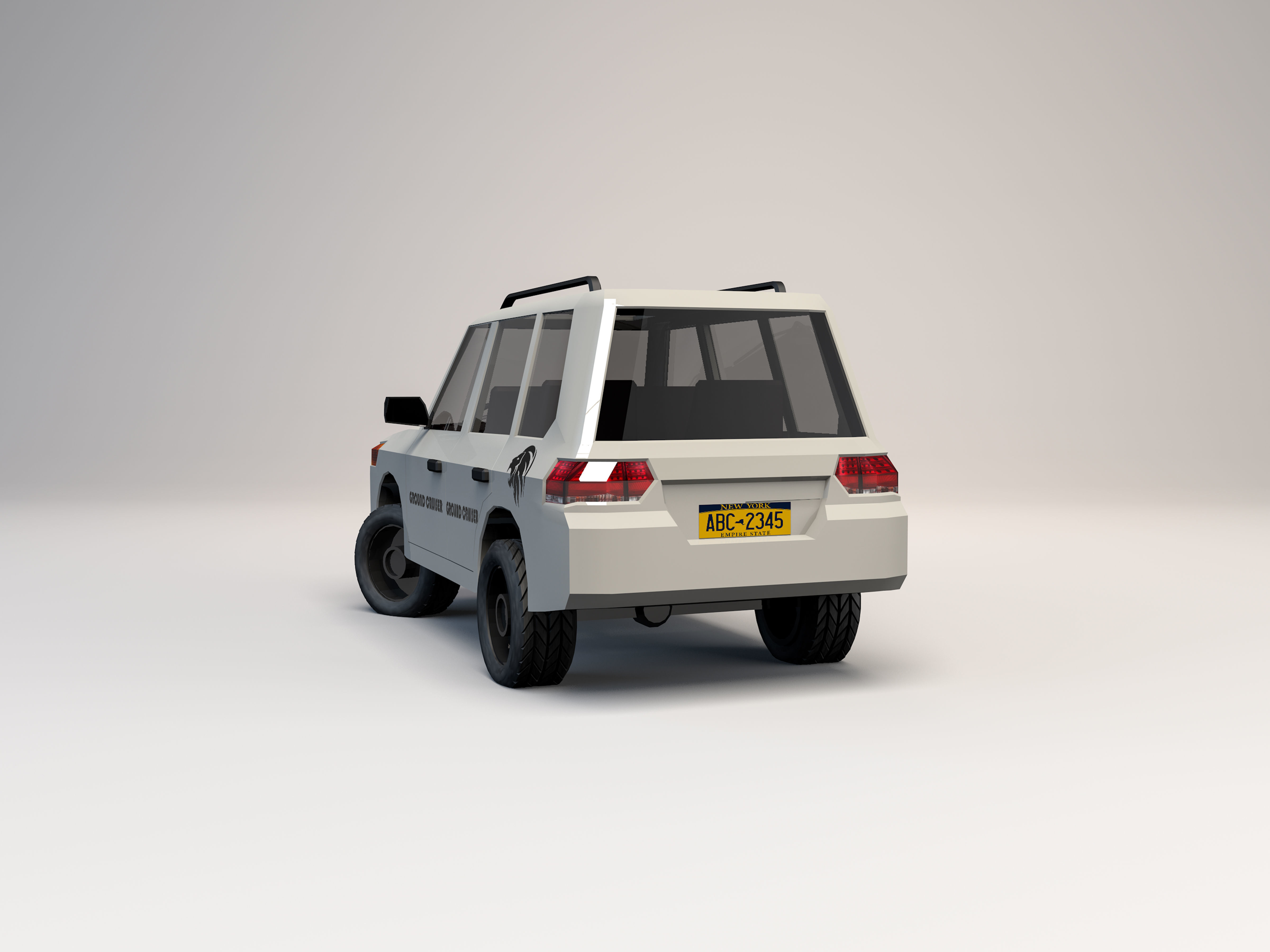 3D model Low poly off road suv VR / AR / low-poly | CGTrader