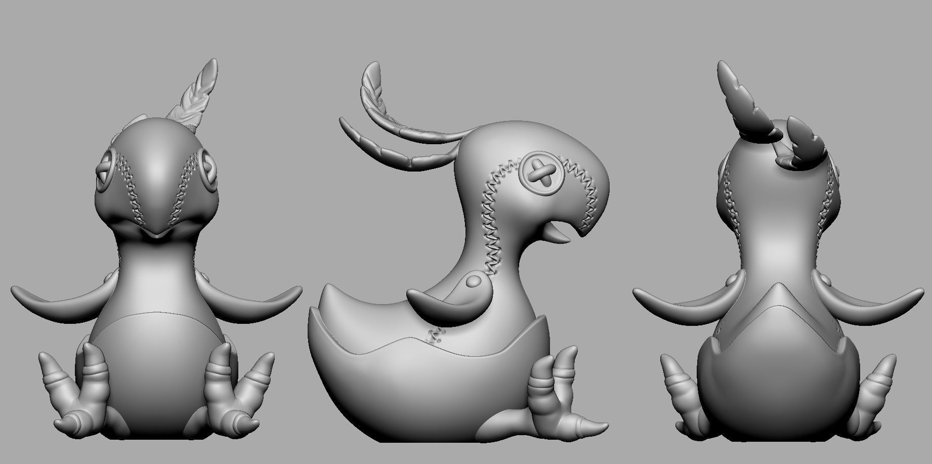 Chocobo Doll from Final fantasy 3D model 3D printable | CGTrader