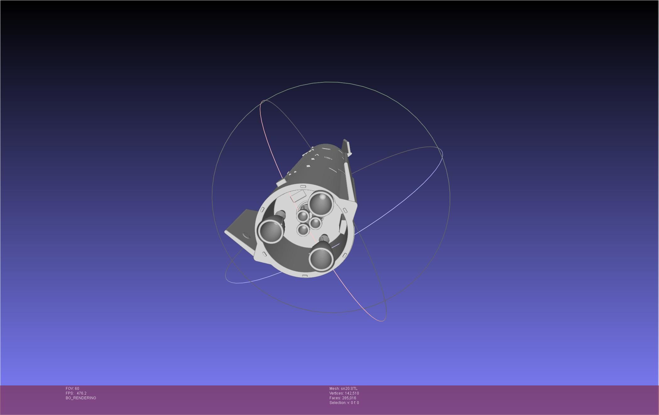 Space X Starship SN20 Orbital Prototype Printable Model 3D model 3D ...