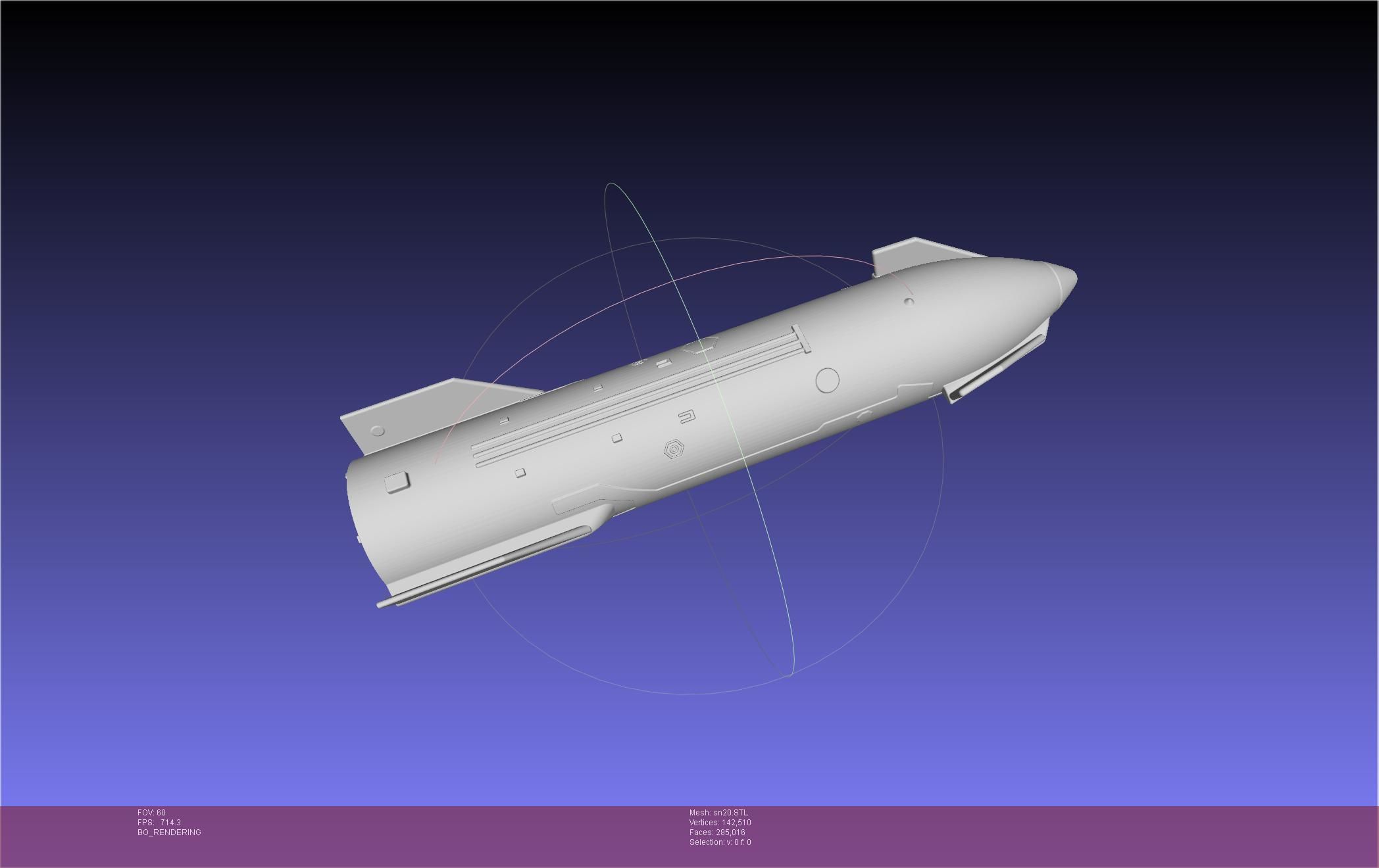 Space X Starship SN20 Orbital Prototype Printable Model 3D model 3D ...