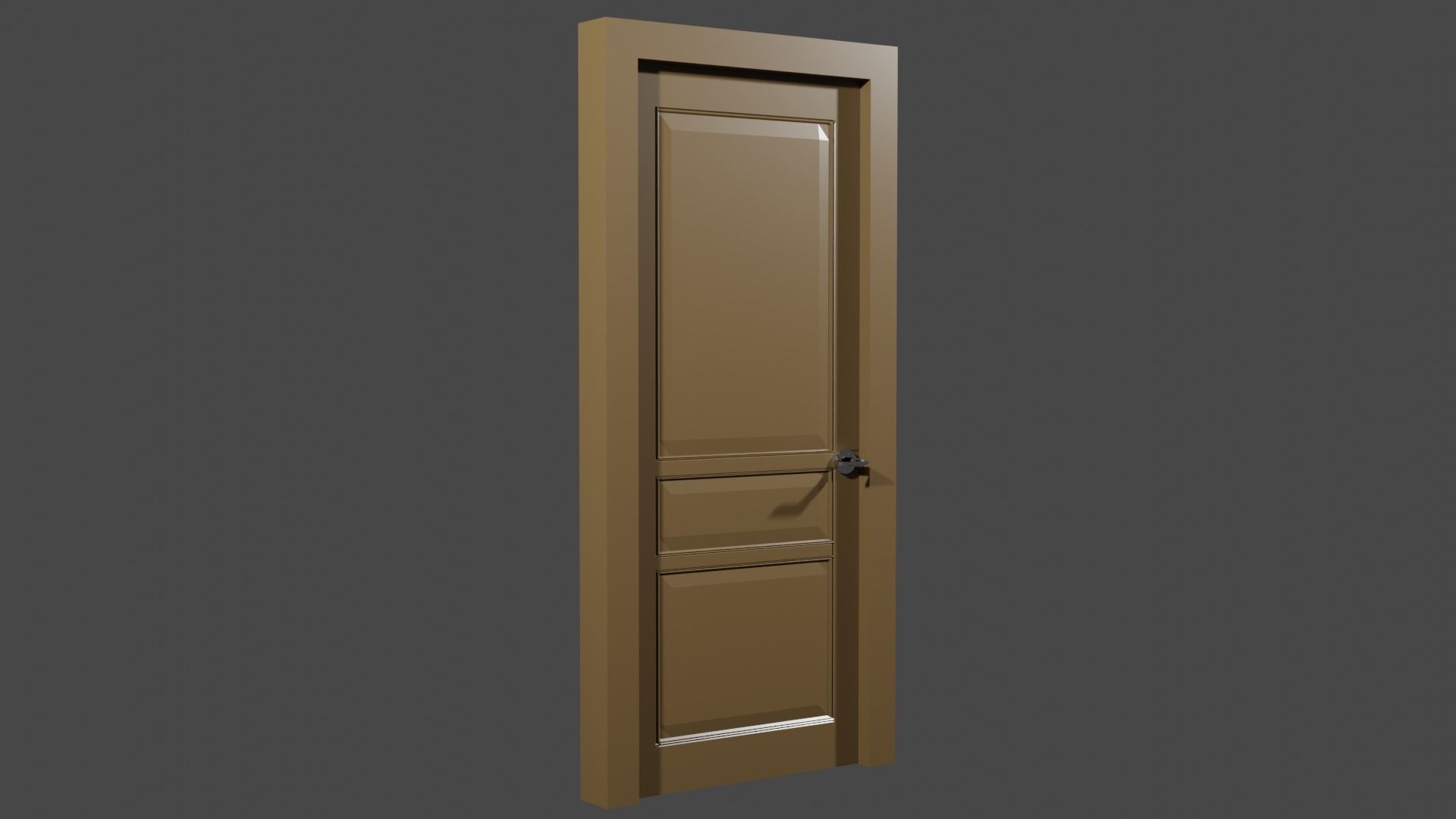 Low-poly door free VR / AR / low-poly 3D model | CGTrader