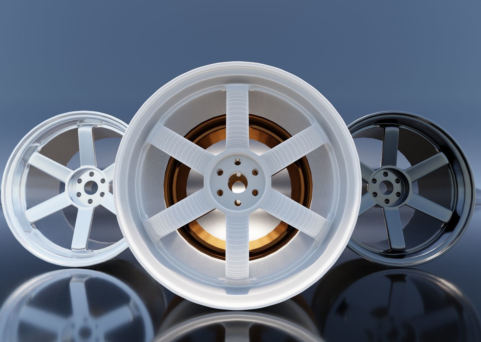 3D model of modern rim car wheel 3D model | CGTrader