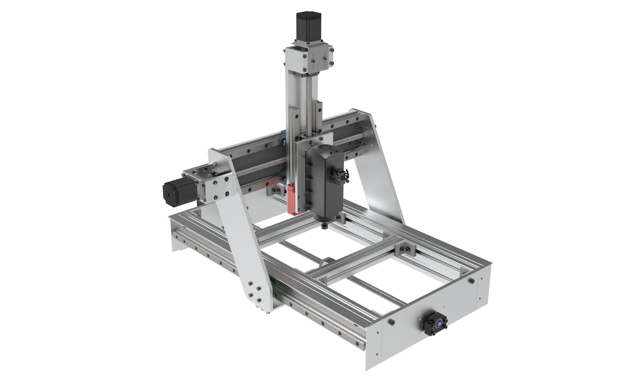 CNC Milling Machine 3D model | CGTrader