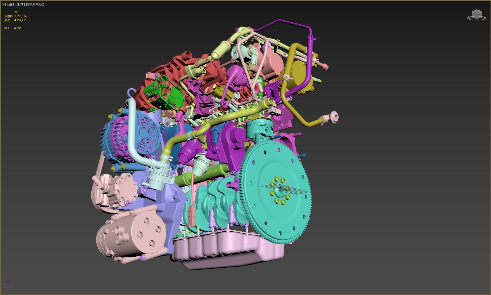 EA888 engine by Volkswagen and Audi 3D model | CGTrader