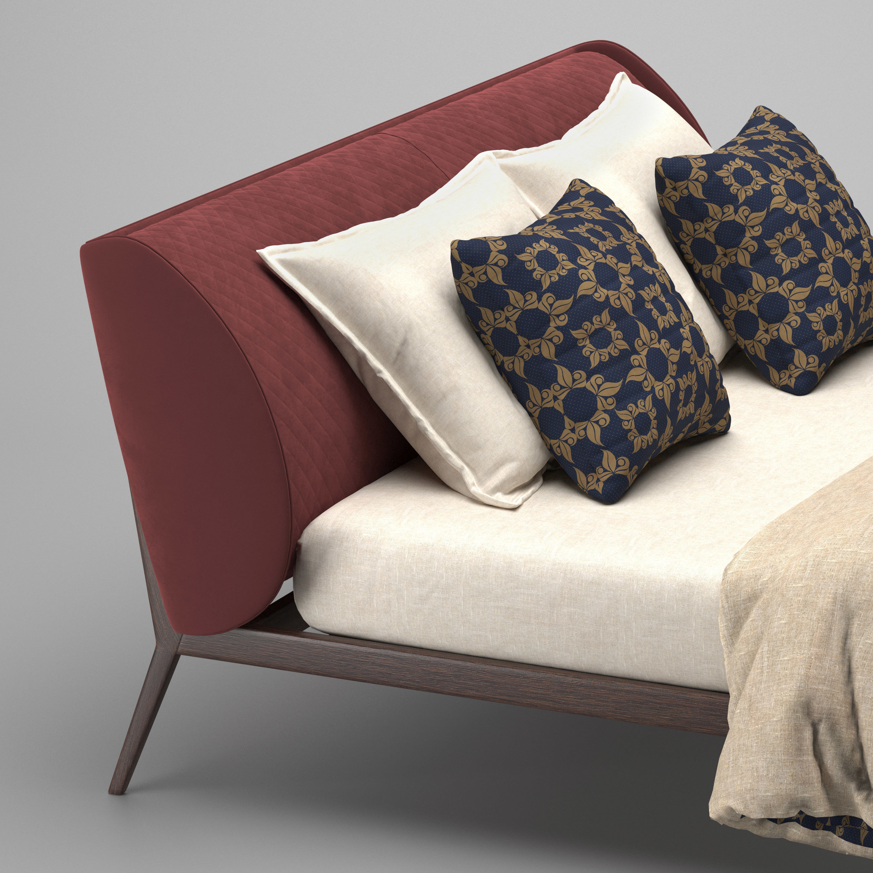 Ayrton Bed by Cattelan Italia 3D model | CGTrader