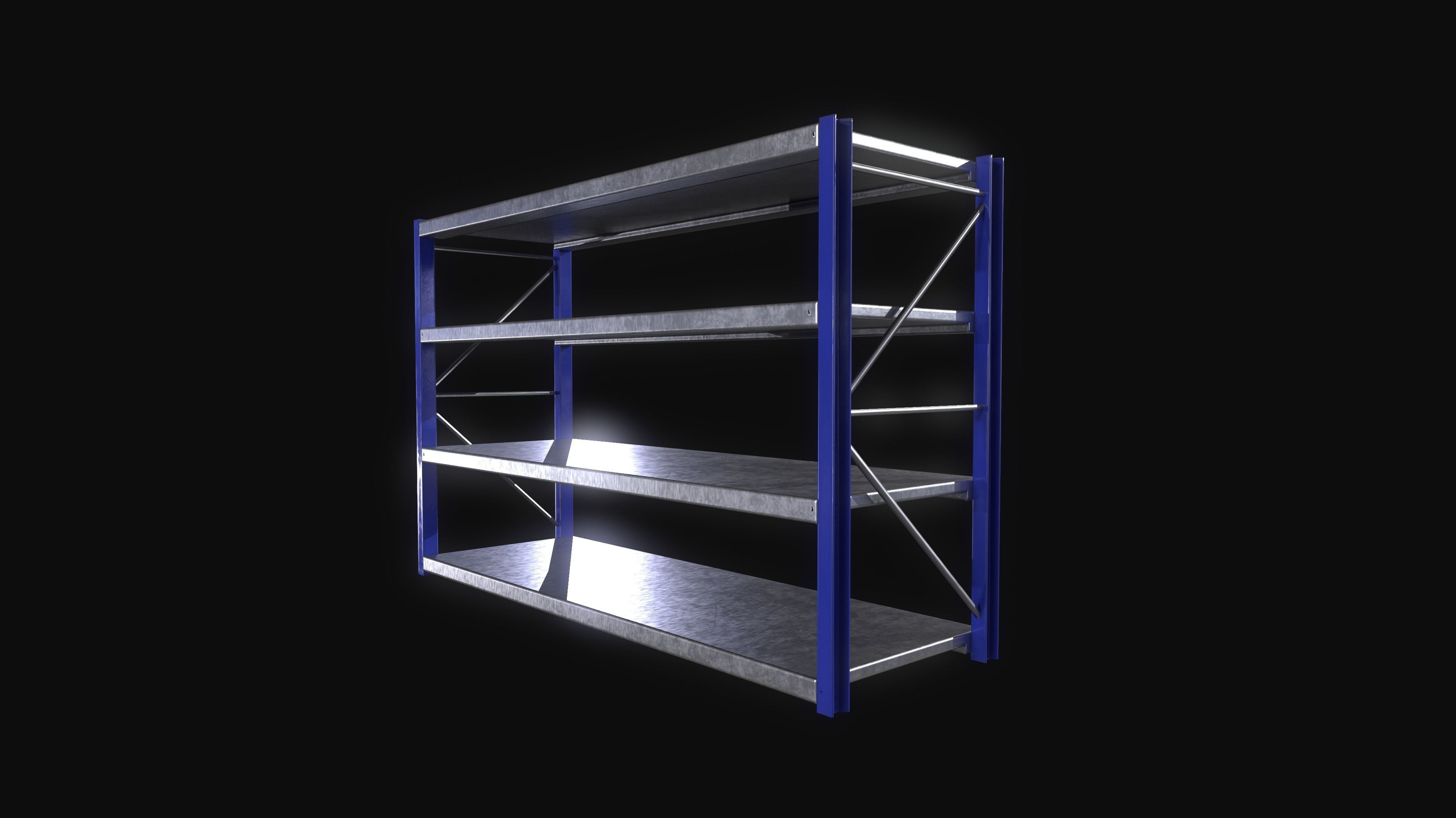 Metal Racks Collection VR / AR / low-poly | CGTrader