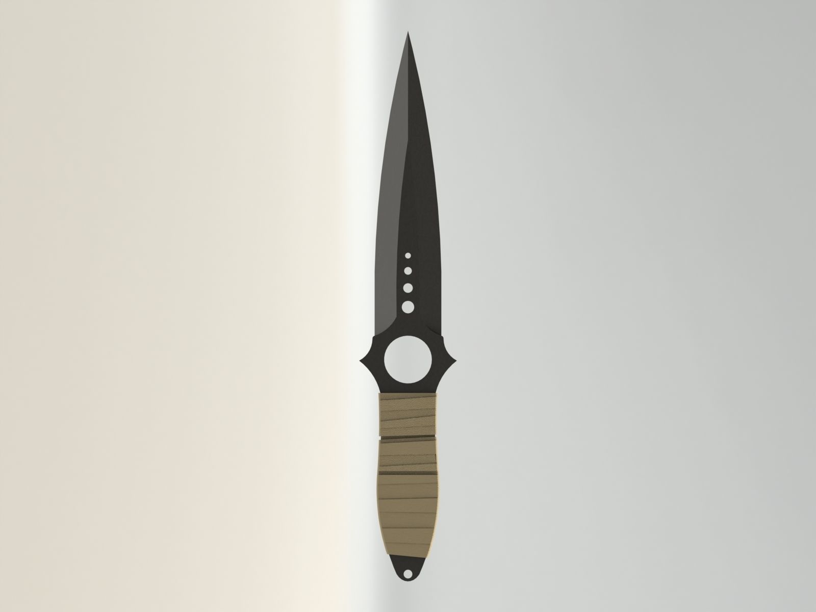 skeleton knife 3D model 3D printable | CGTrader