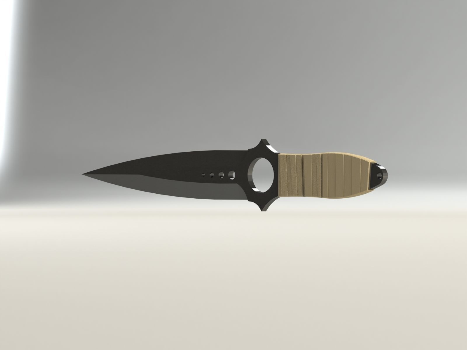 skeleton knife 3D model 3D printable | CGTrader