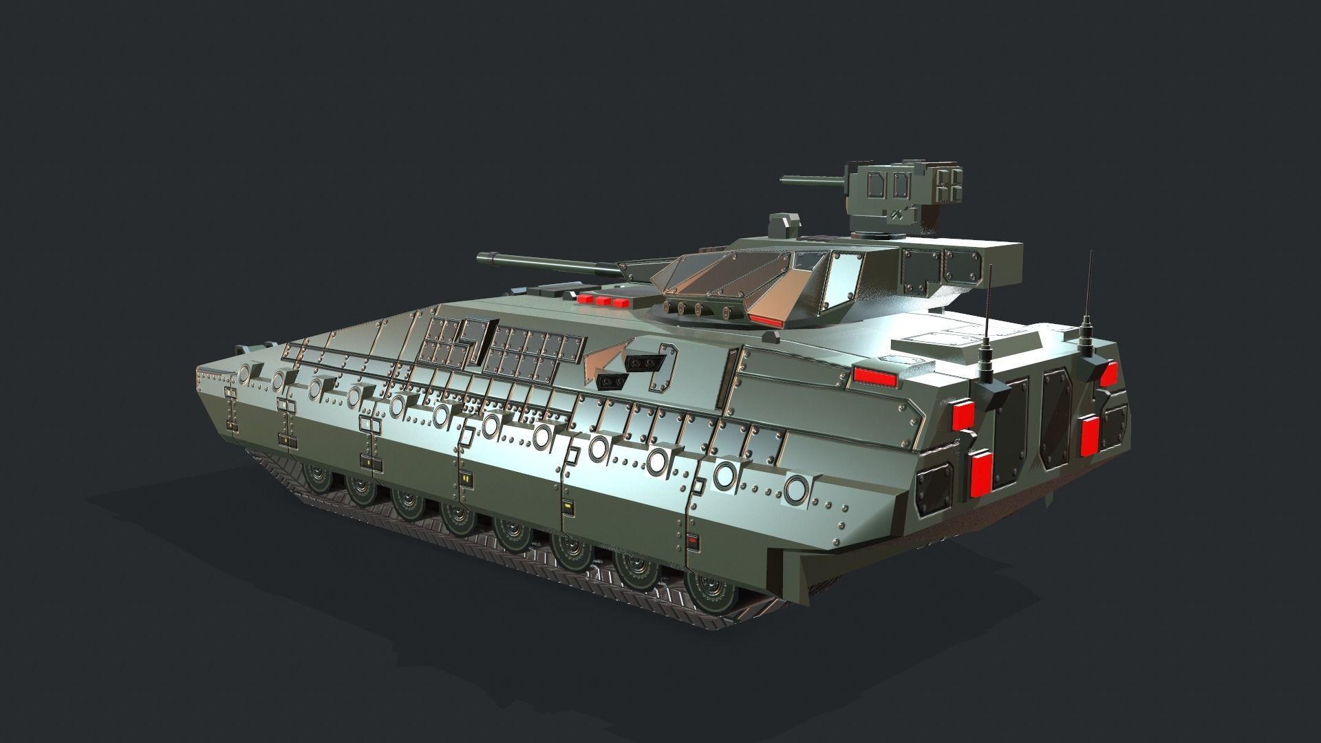 3D model Armored Tank IFV VR / AR / low-poly | CGTrader