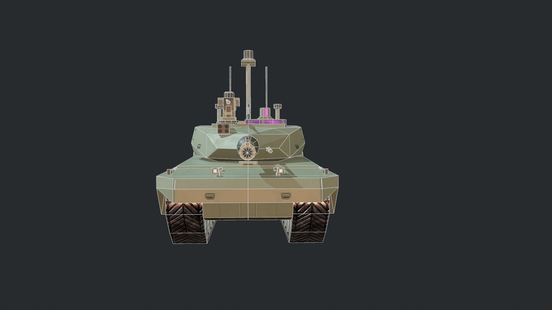 3D model Tanks For RTS Game Pack 2 VR / AR / low-poly | CGTrader