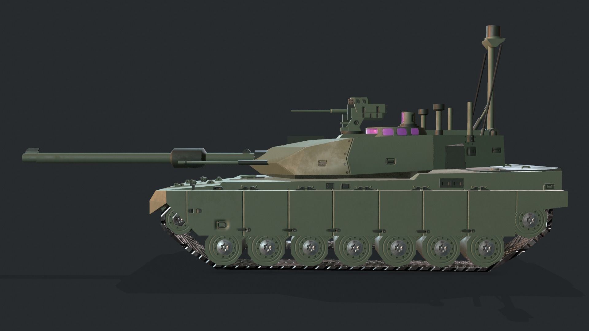 3D model Tanks For RTS Game Pack 2 VR / AR / low-poly | CGTrader