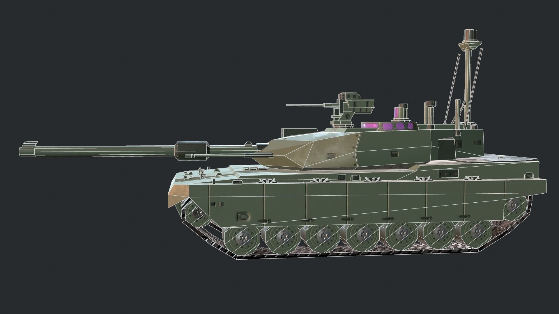 3D model Tanks For RTS Game Pack 2 VR / AR / low-poly | CGTrader