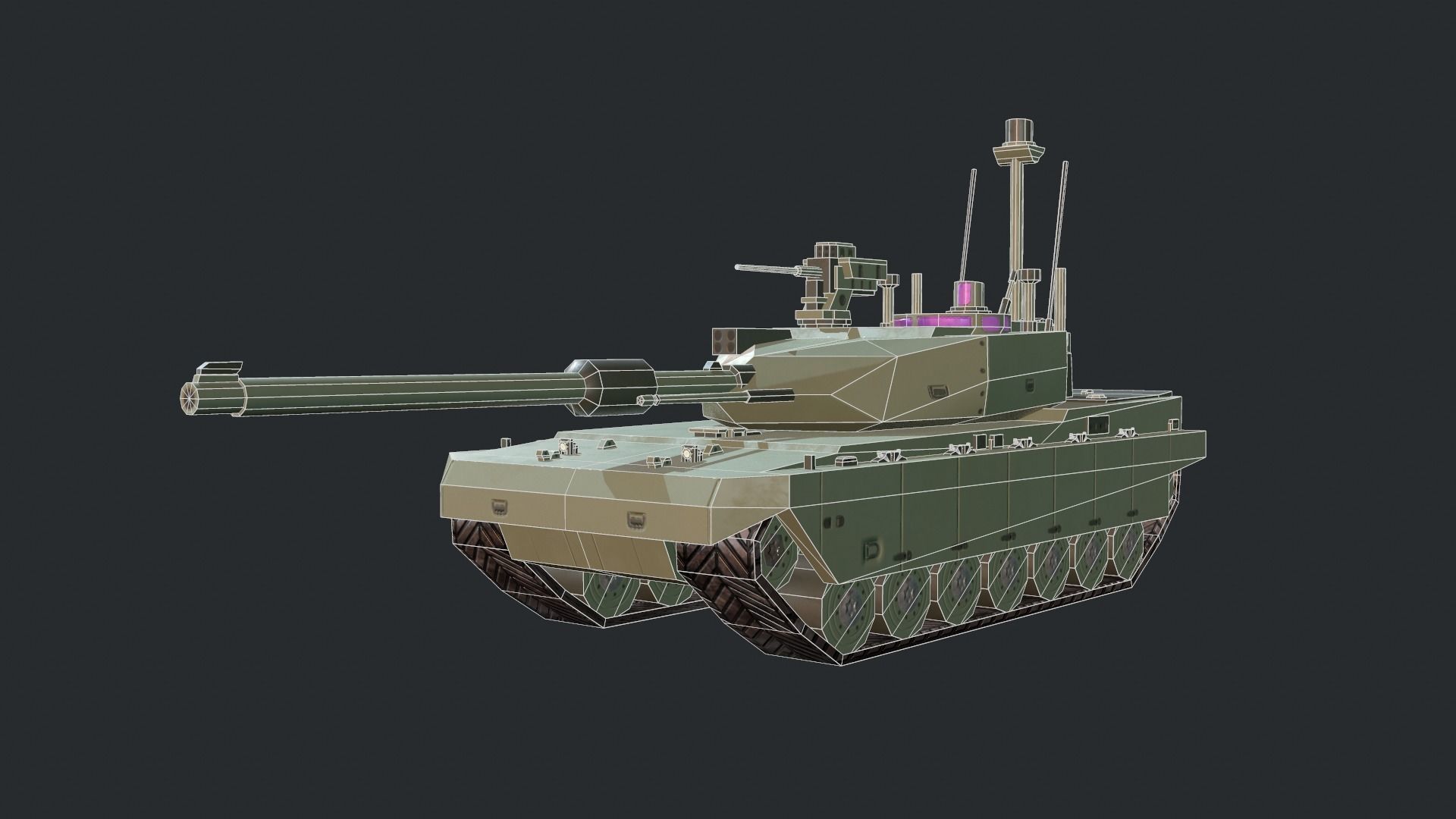 3D model Tanks For RTS Game Pack 2 VR / AR / low-poly | CGTrader