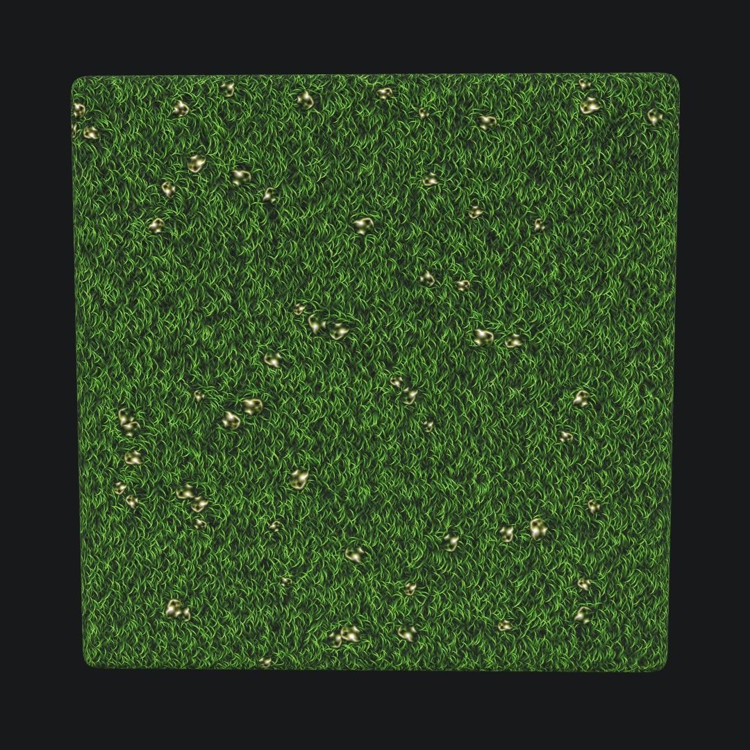 Grass rock PBR seamless material Texture | CGTrader