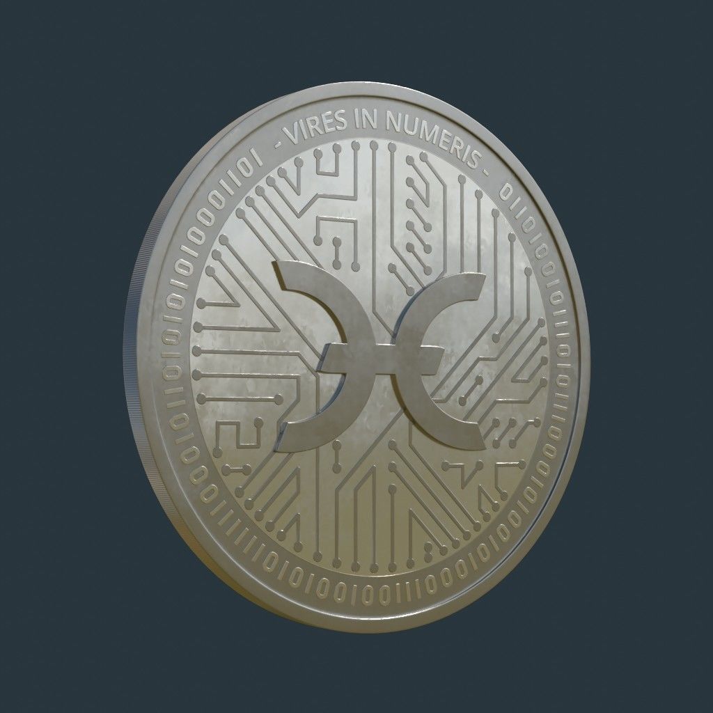 Holo HOT - Cryptocurrency Coin 3D model | CGTrader