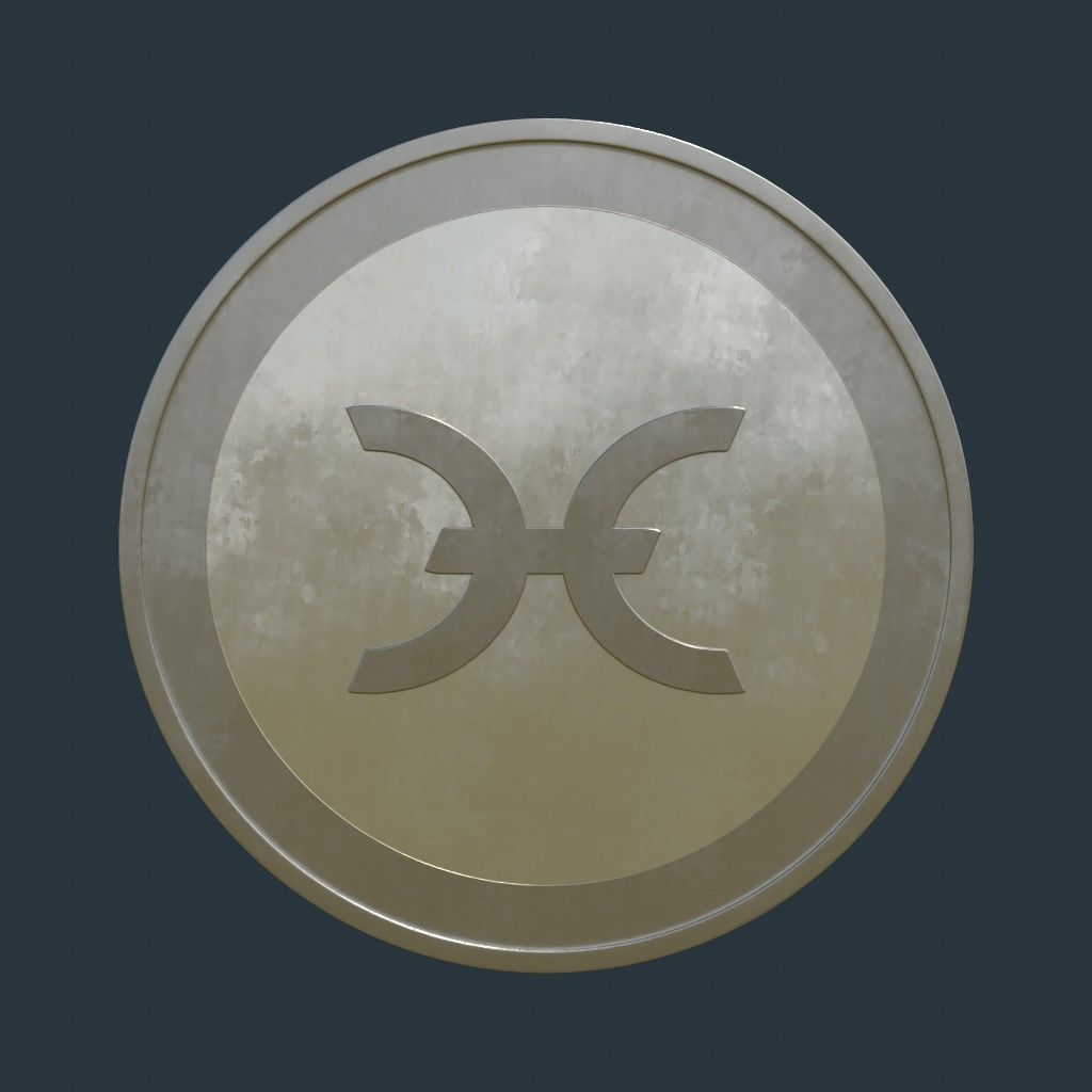 Holo HOT - Cryptocurrency Coin 3D model | CGTrader
