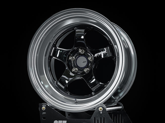 Work Meister S1 2P car rim 3D model | CGTrader